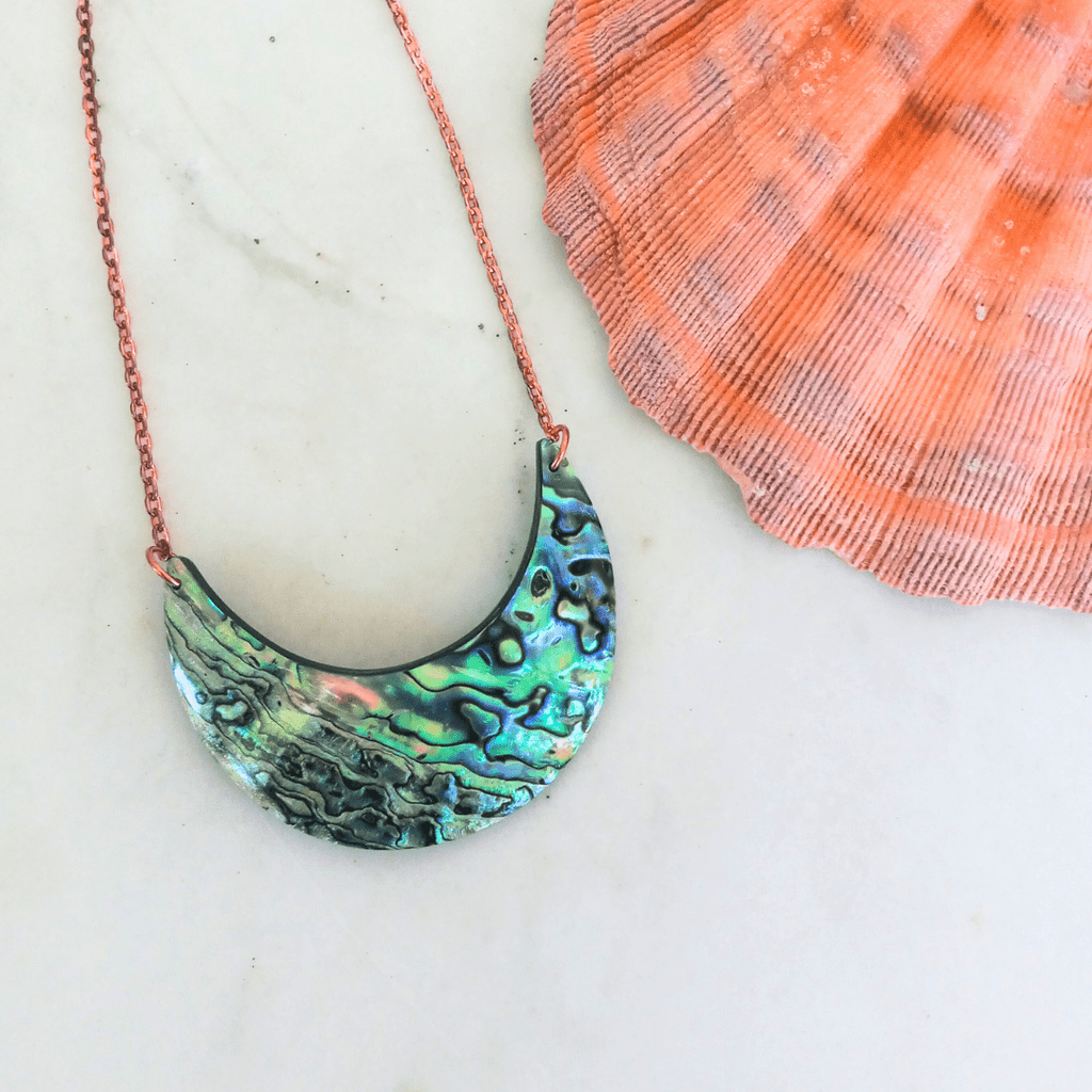 Lydia Puaa Shell Gorget - Unique Artisan Jewelry Piece