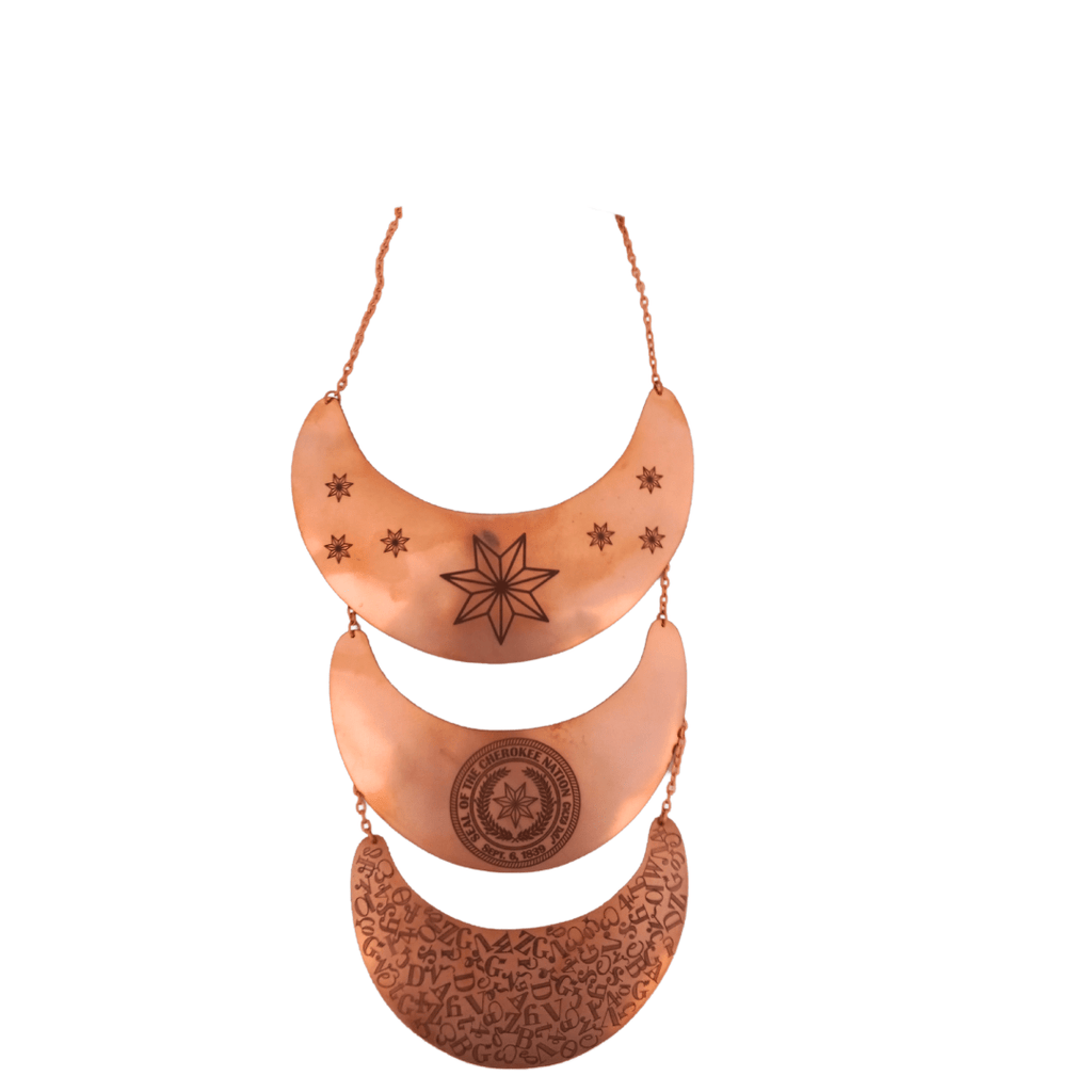 Triple Copper Gorget | Cherokee Statement Piece – Cherokee Copper