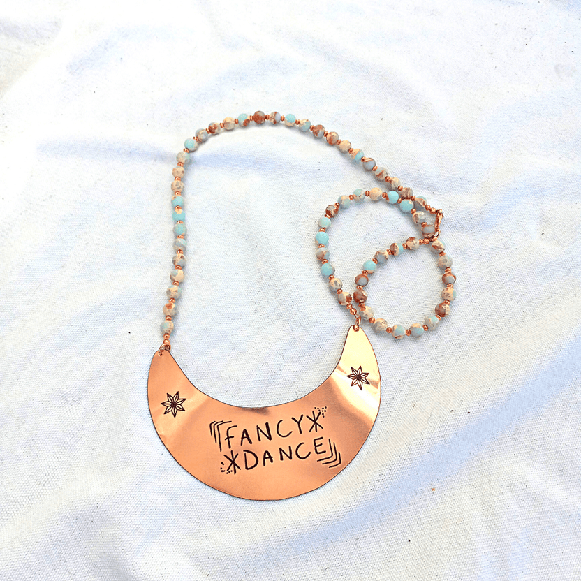 Custom Cherokee Copper Gorget, Native American Gorget